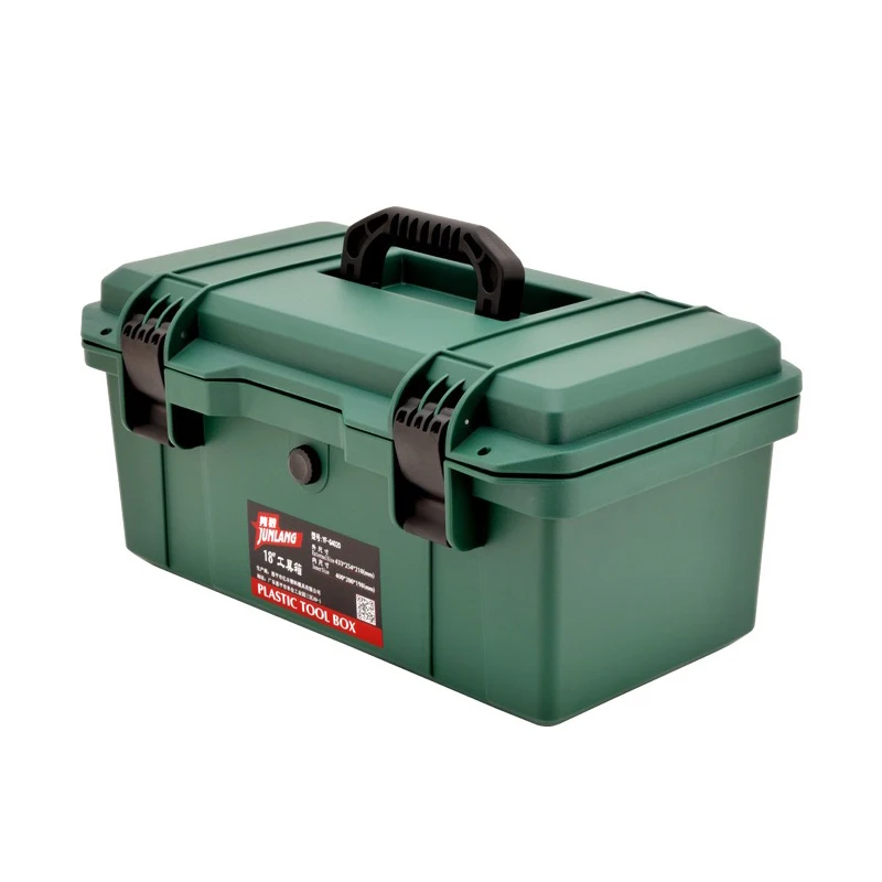 Large Toolbox Portable Storage Box Tool Organizer Home Outdoor Toolkit ...
