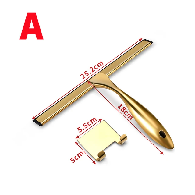Stainless Steel Window Glass Cleaning Tool with Handle Silicone Rubber ...