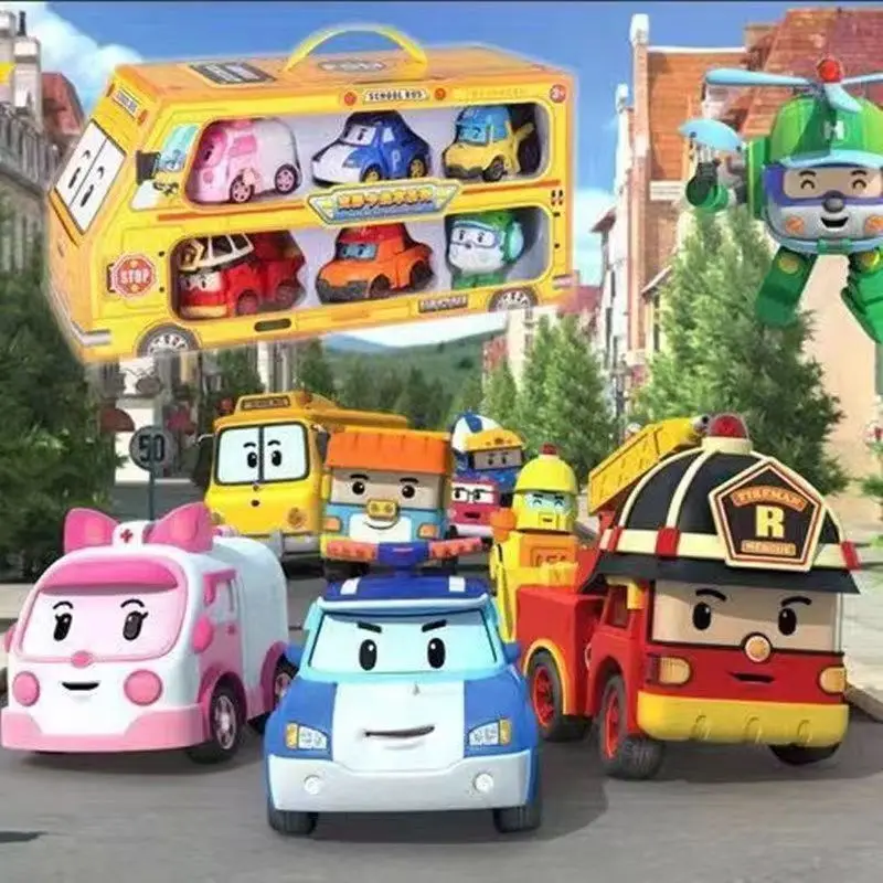 6-Styles-Robocar-Korea-Robot-Polis-Car-Transformation-Toys-Fire-Truck ...