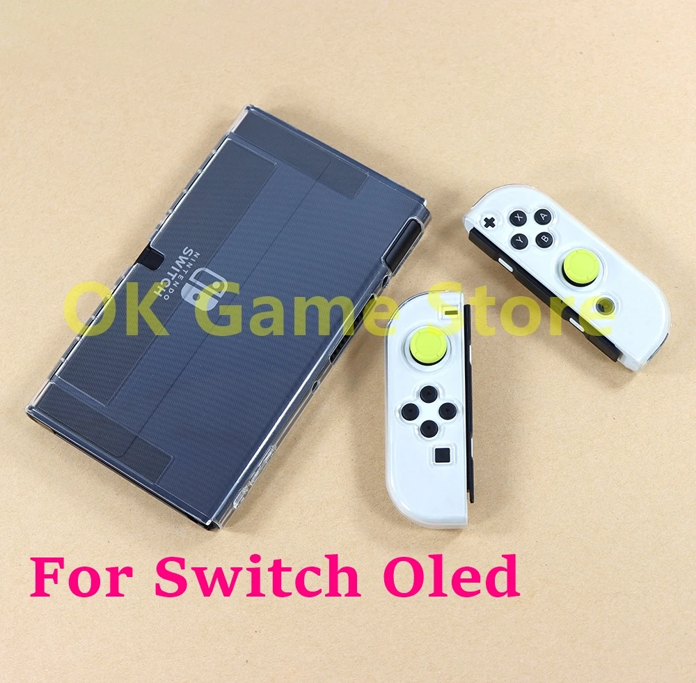 20Sets-For-Nintendo-Switch-OLED-TPU-Host-Joy-Con-Cover-Shell-Clear ...