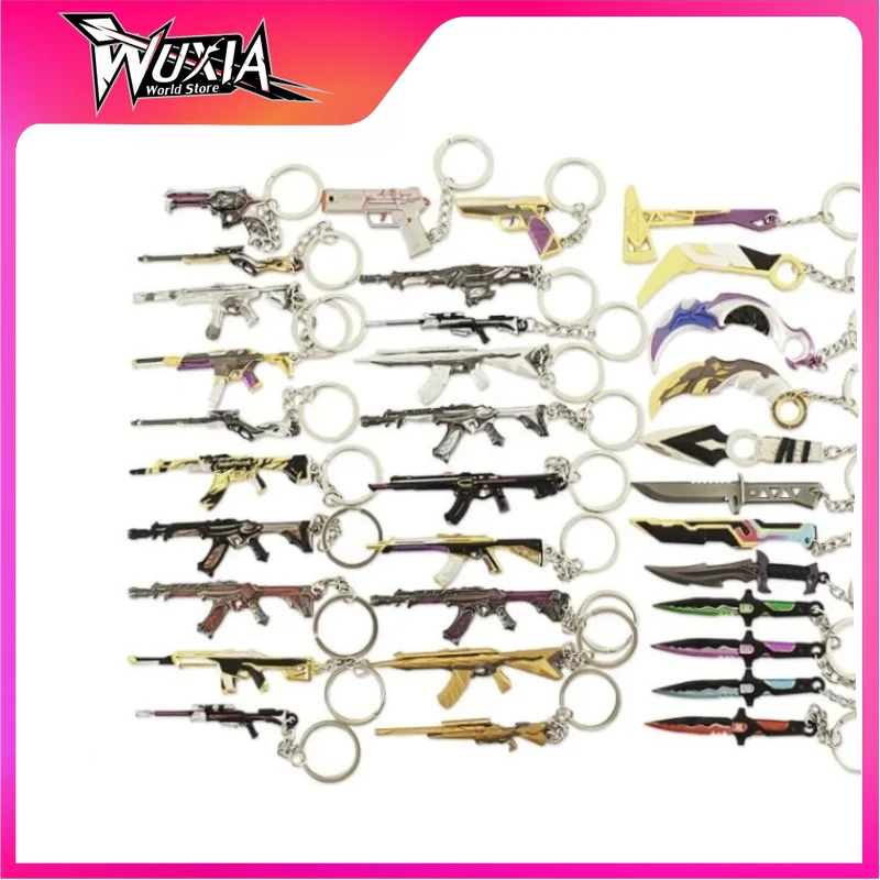 Valorant-Weapon-Collection-Overdrive-Blade-Keychains-Melee-Game ...