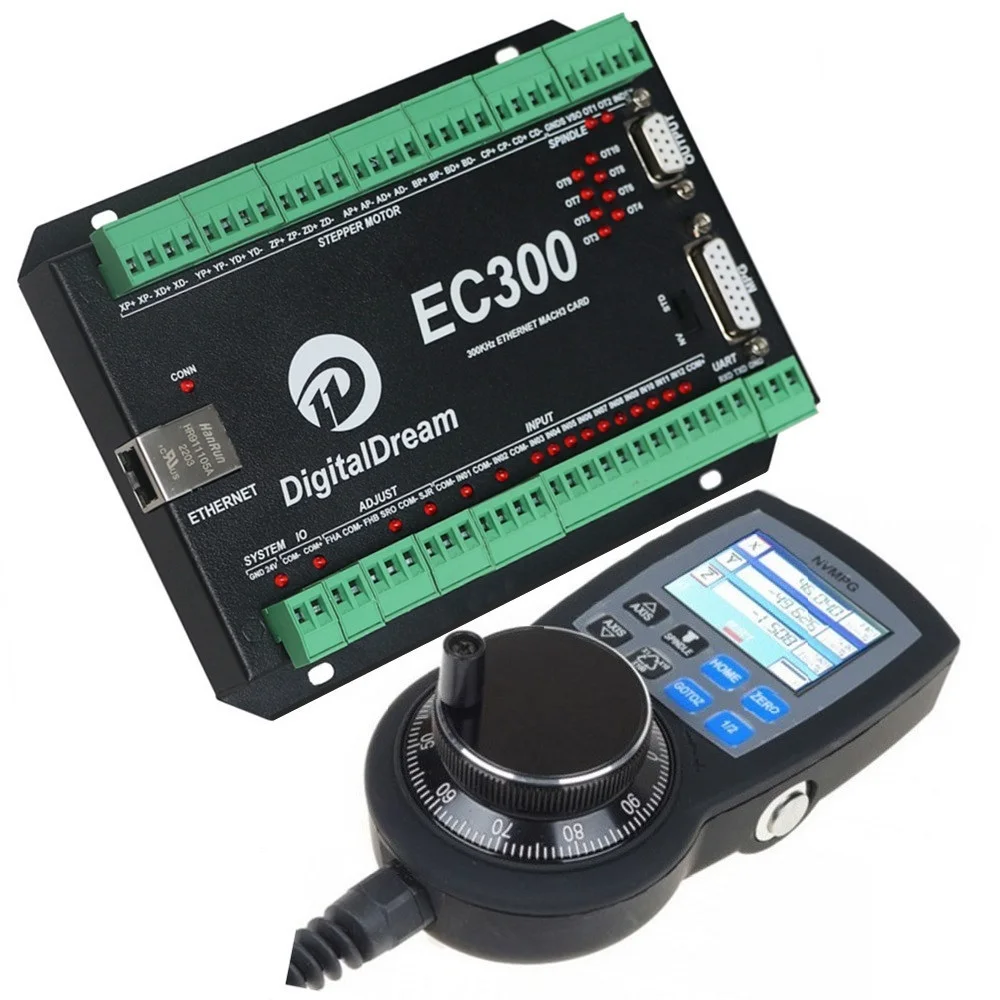 Free-Shipping-EC300-3-4-5-6-Axis-Mach3-Software-Control-Card-Ethernet ...