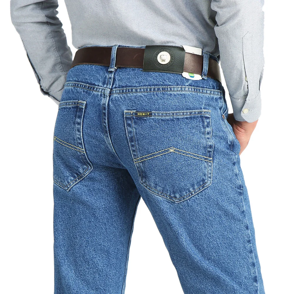 Jean-classique-pour-homme-pantalon-en-Denim-coupe-droite-extensible ...
