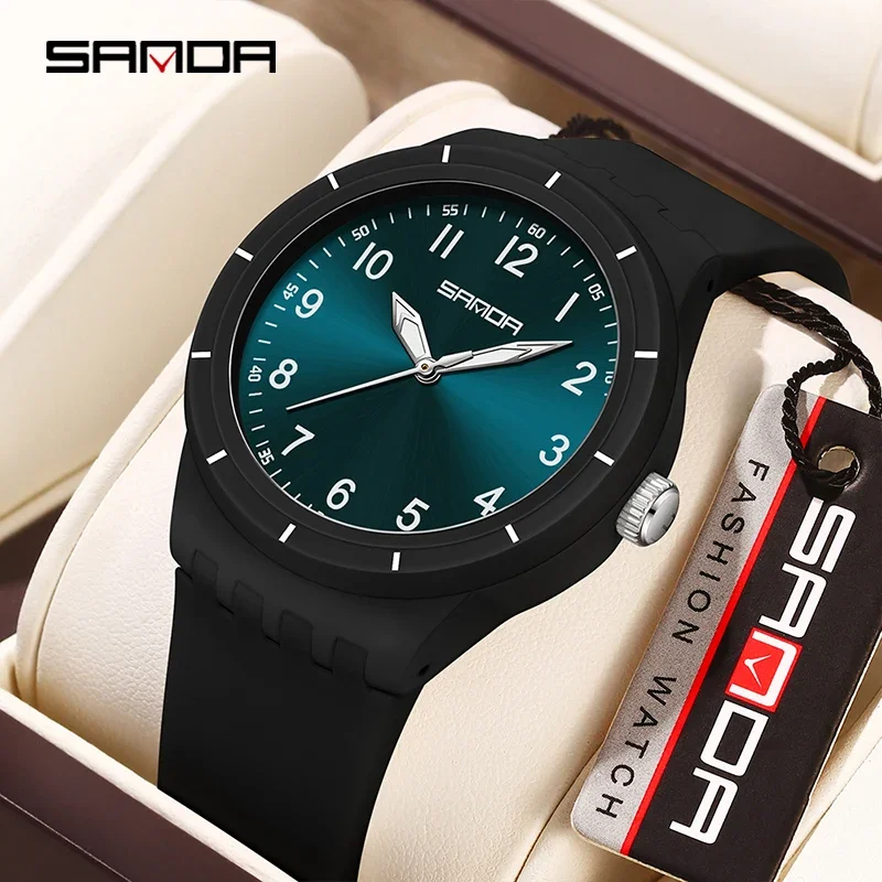 SANDA Fashion Man Sports Watches Unisex Quartz Watch Simple Waterproof ...