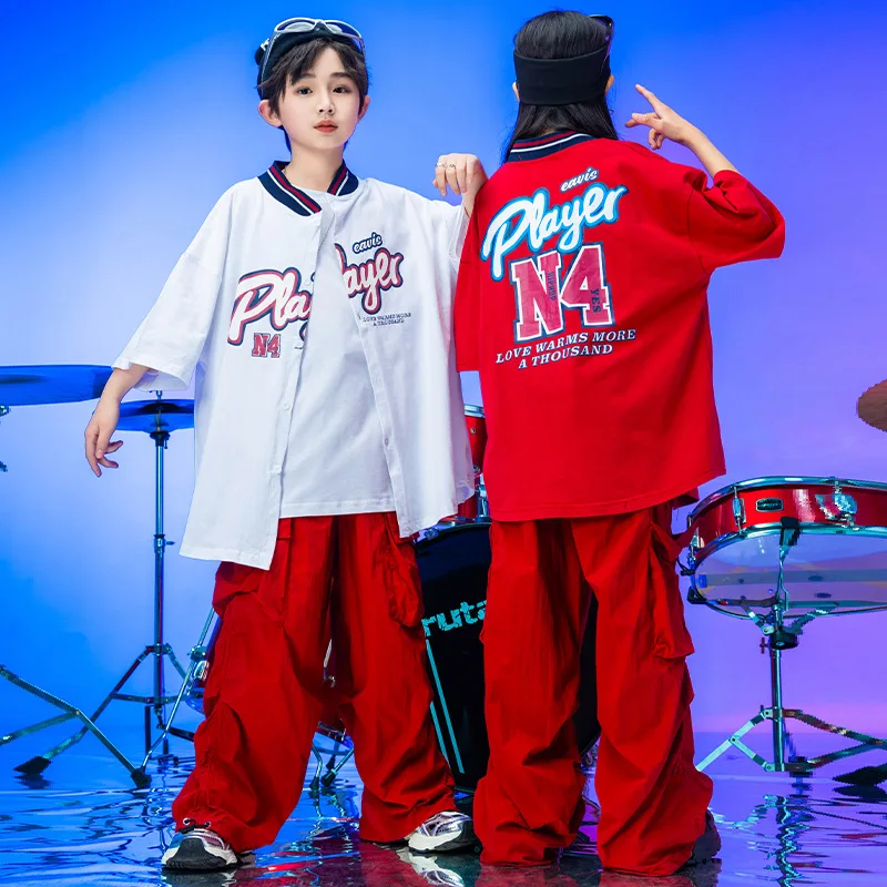 Summer-Children-s-Hip-Hop-Street-Dance-Set-Boys-Performance-Clothing ...