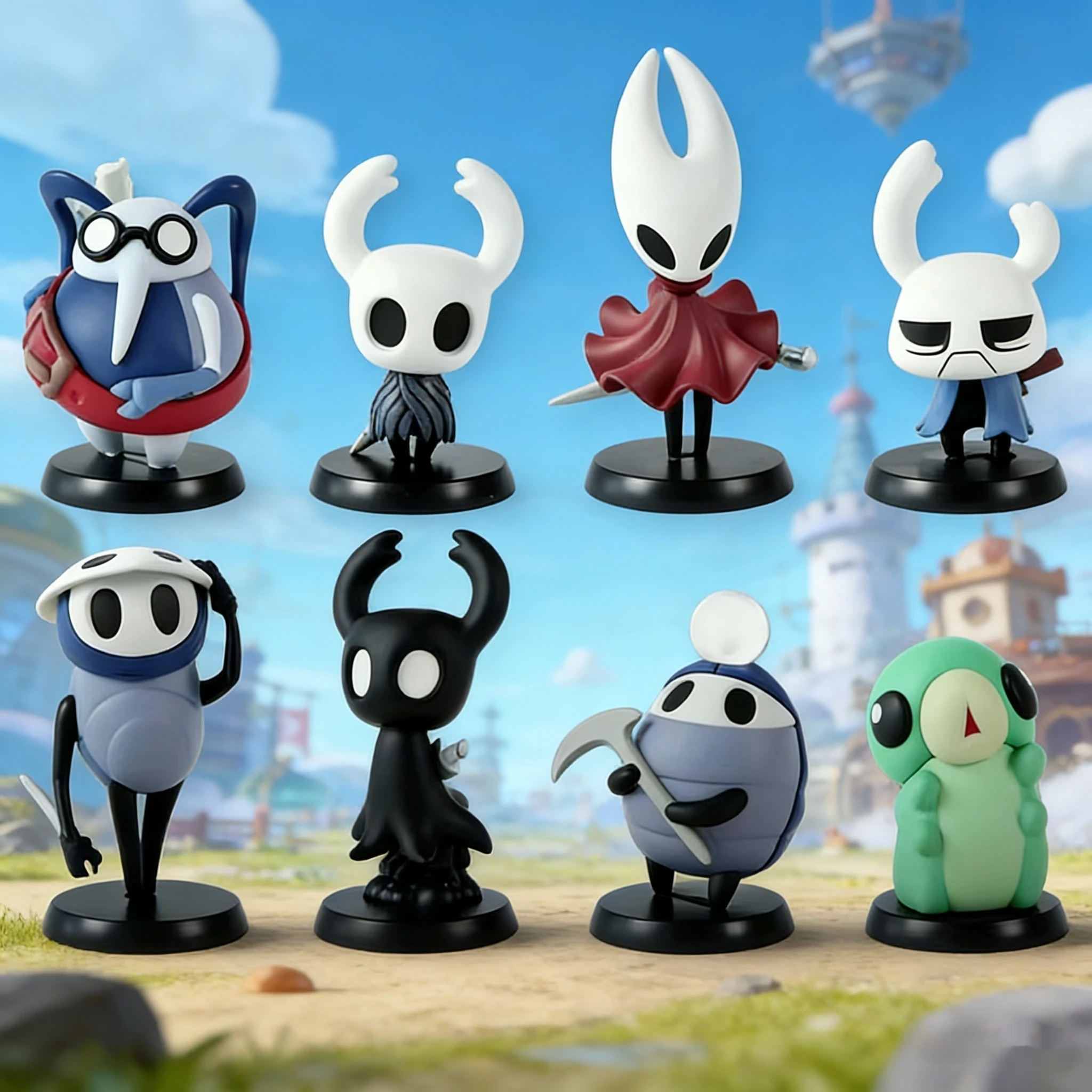 【In Stock】8 Pcs Hollow Knight Game Model Figurine Set Computer Case ...