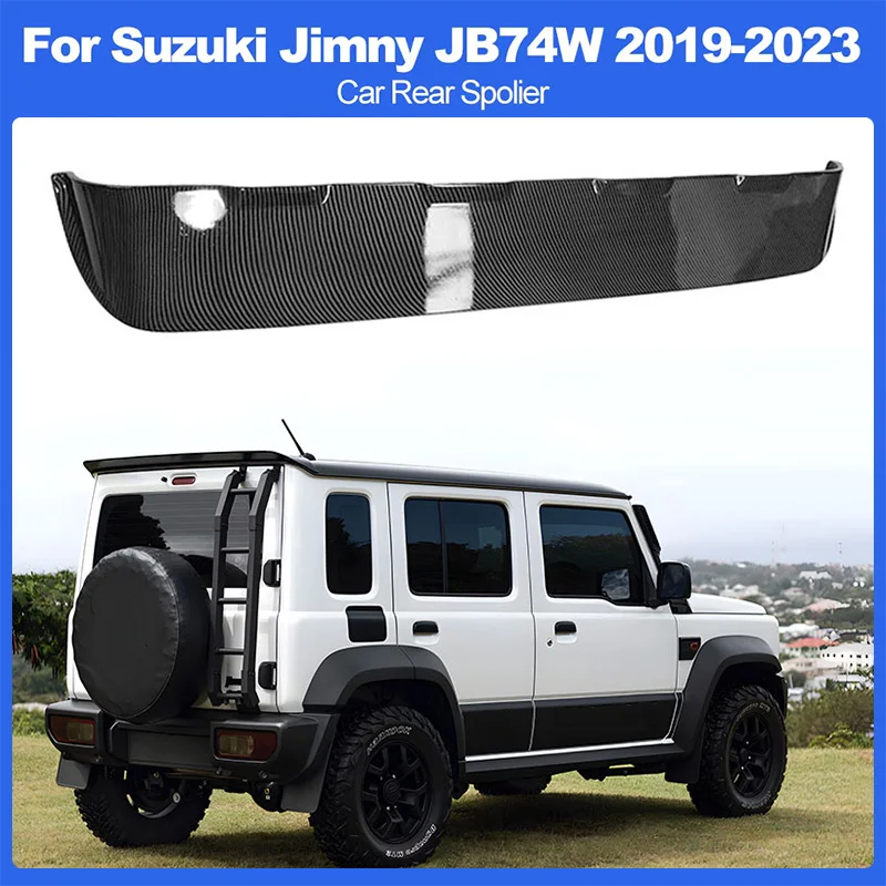 For Suzuki Jimny JB74W 2019-2023 Car Rear Spolier Black Rear Trunk wing ...