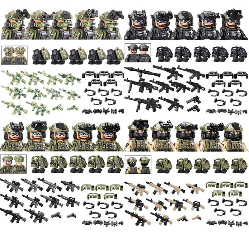SWAT-Special-Forces-Building-Blocks-para-Crian-as-Figuras-Modernas ...