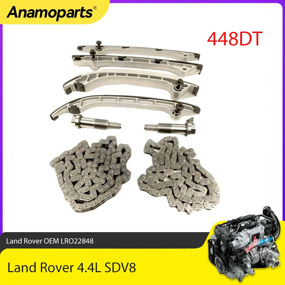 Engine Parts Timing Chain Kit Fit 4.4 L For Land Rover Range Rover ...