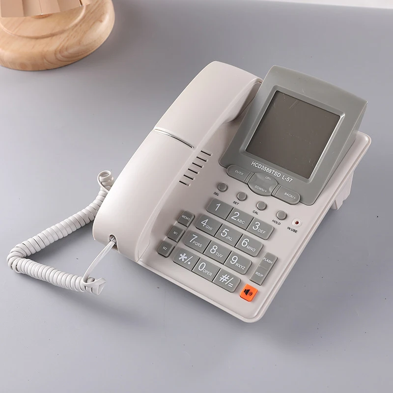 Corded-Caller-ID-Telephone-with-Speaker-for-Home-and-Office-Wired-Landline-Telephone-Set-Desktop ...