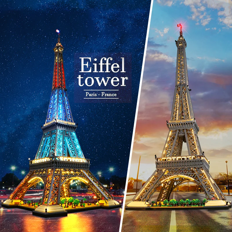 Led Light For 10307 Eiffel Tower Building Blocks Lighting Toys Only ...