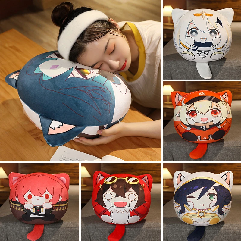 Mainan Aksesori Cosplay kartun boneka mewah Anime Game Genshin Impact ...