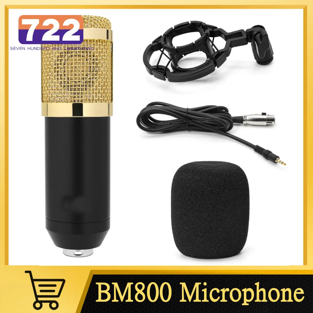 BM-800-Microfone-Condensador-de-Est-dio-Profissional-Microfone-BM800-para-Streaming-Live ...