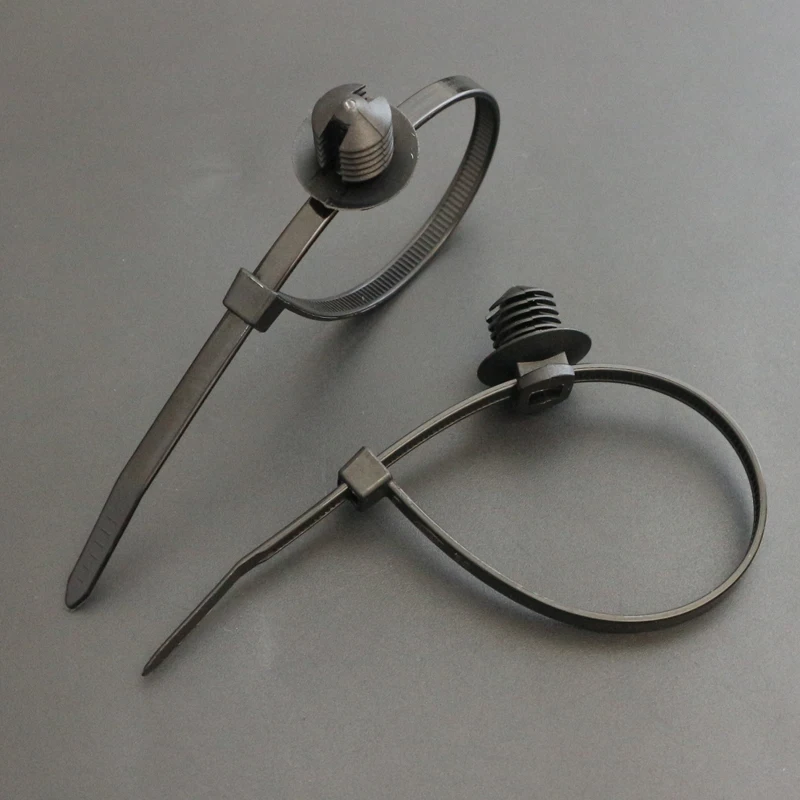 Removable Threaded M6 M8 M10 Hole Nylon Plastic Vehicle Motocycle Cable ...