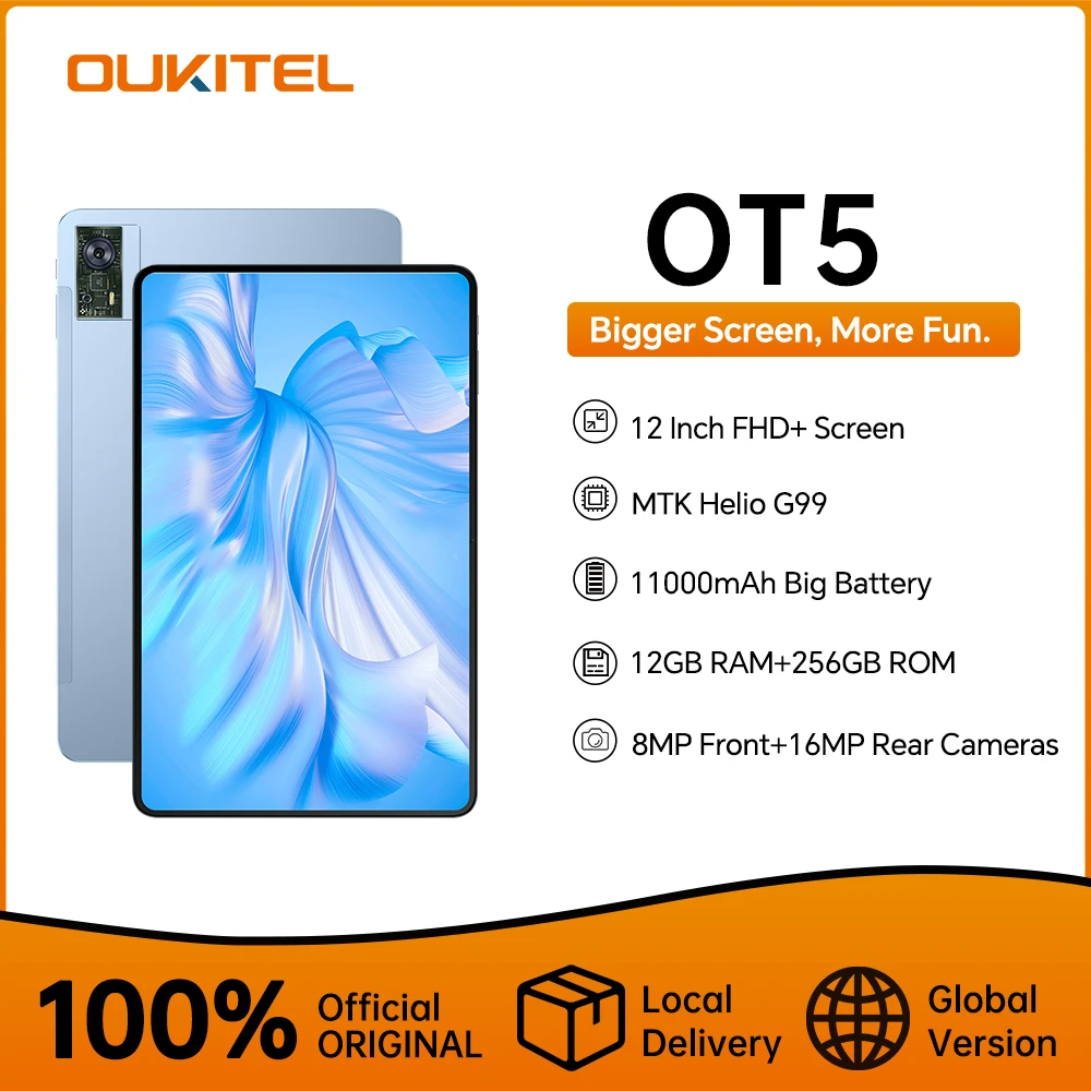 World-Premiere-Oukitel-OT5-Tablet-12-FHD-12GB-256GB-11000mAh-Android-13 ...