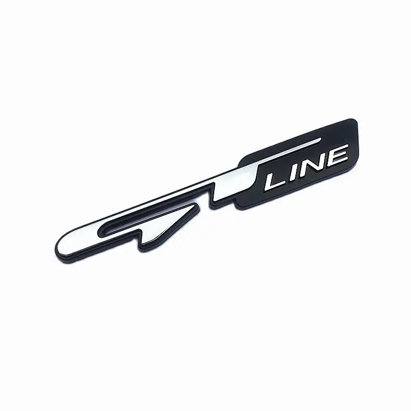3D ABS GT LINE Emblem Decal Car Trunk Fender Badge Sticker For KIA K5 ...