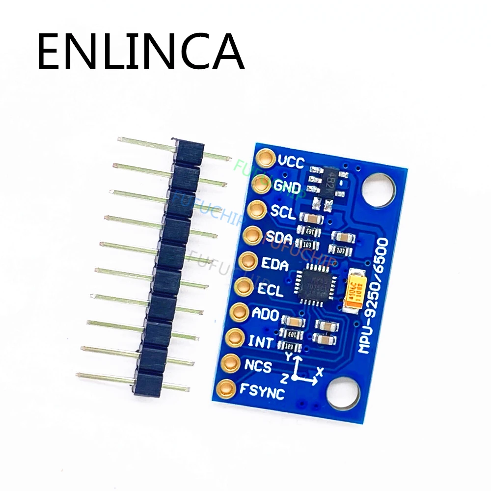SPI IIC/I2C GY-9250 GY-MPU6500 9-Axis Attitude +Gyro+Accelerator ...
