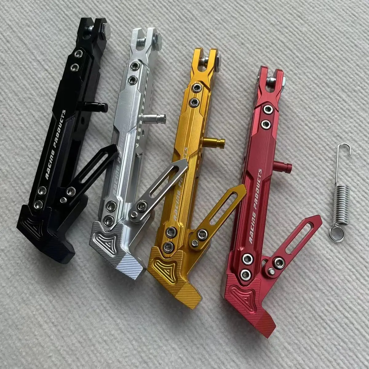 Adjustable-CNC-Metal-Motorcycle-Foot-Bracket-Kick-Side-Bracket-Durable ...