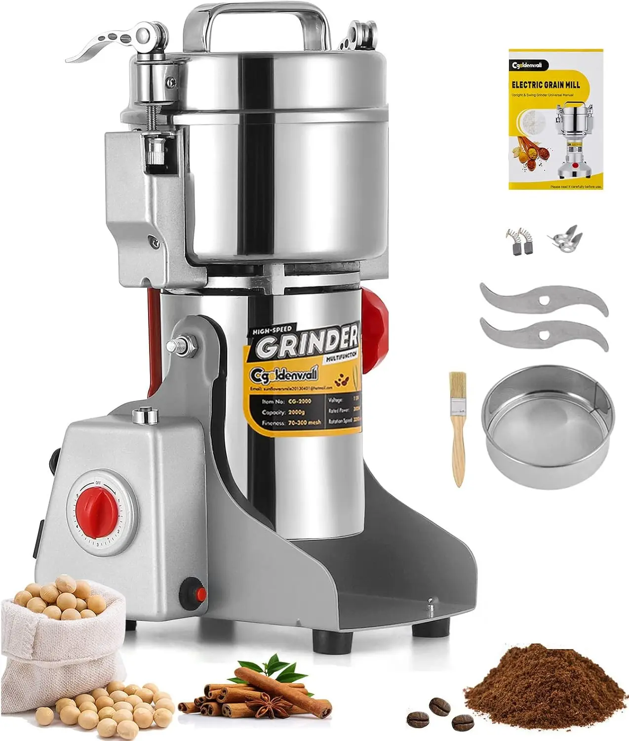 700g-Electric-Grain-Grinder-Mill-Safety-Upgraded-2400W-High-speed-Spice ...