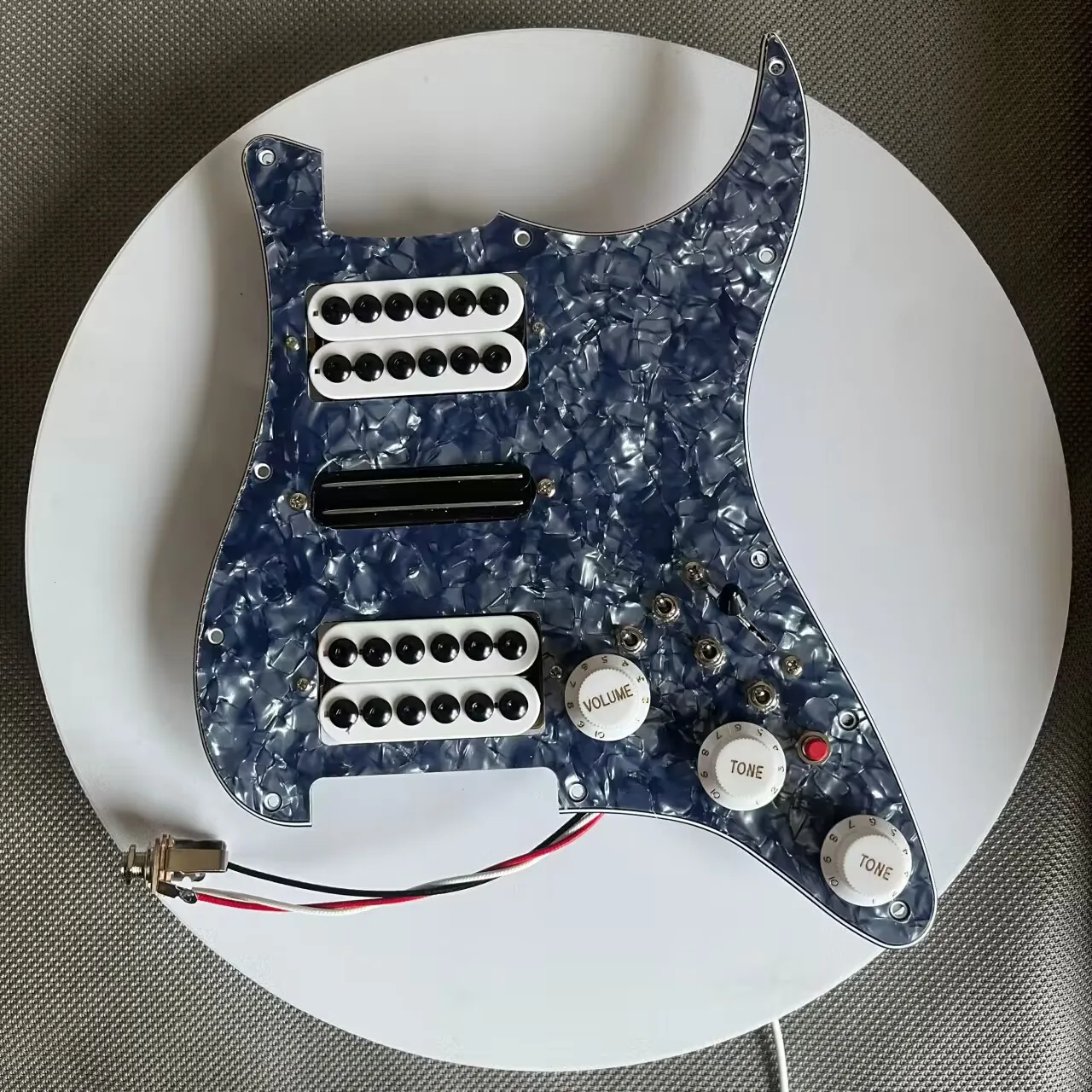 Loaded-Prewired-Strat-HSH-Pickup-Invader-Style-3-ply-Electric-Guitar ...