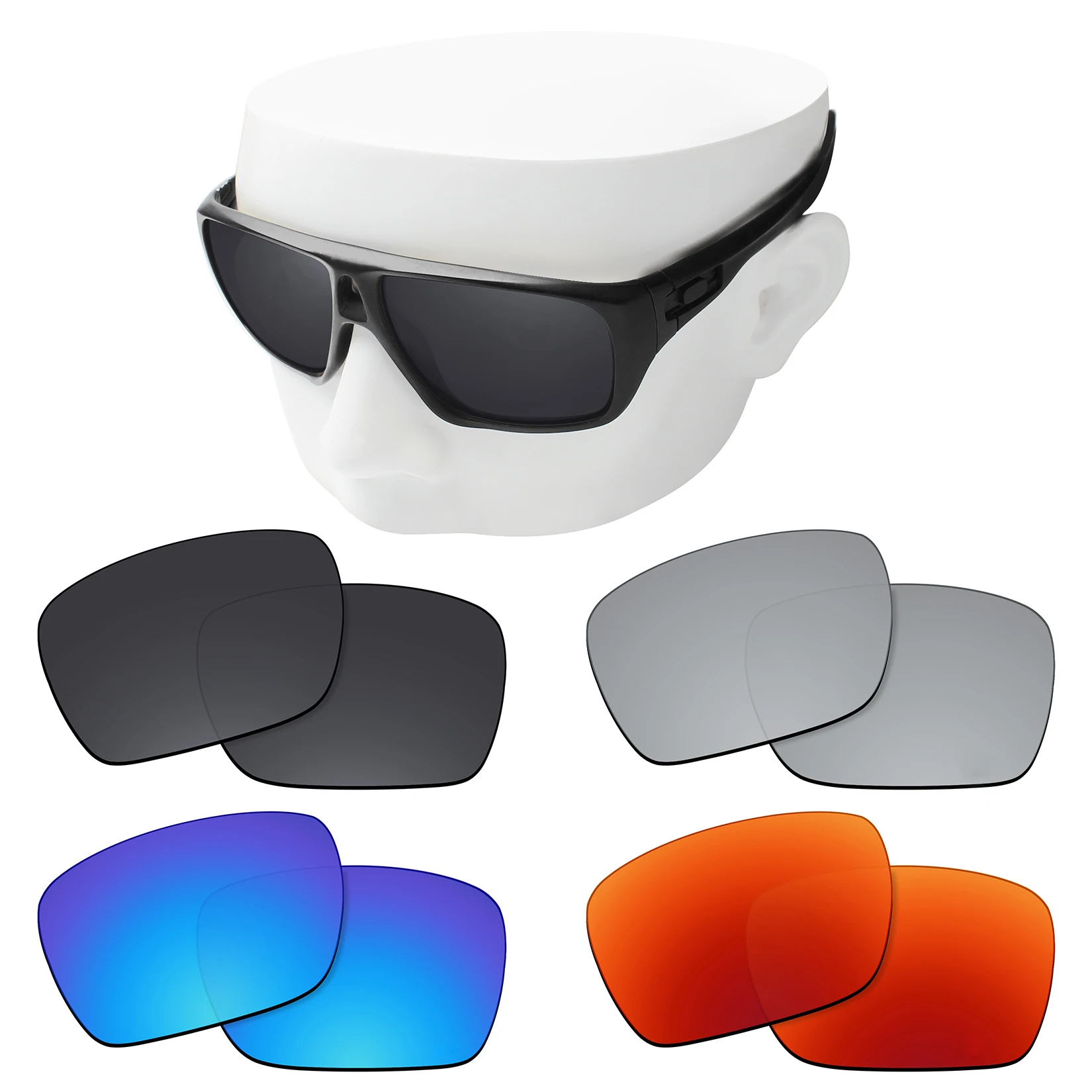 Lentes de repuesto polarizadas OOWLIT para gafas de sol Oakley Dispatch ...