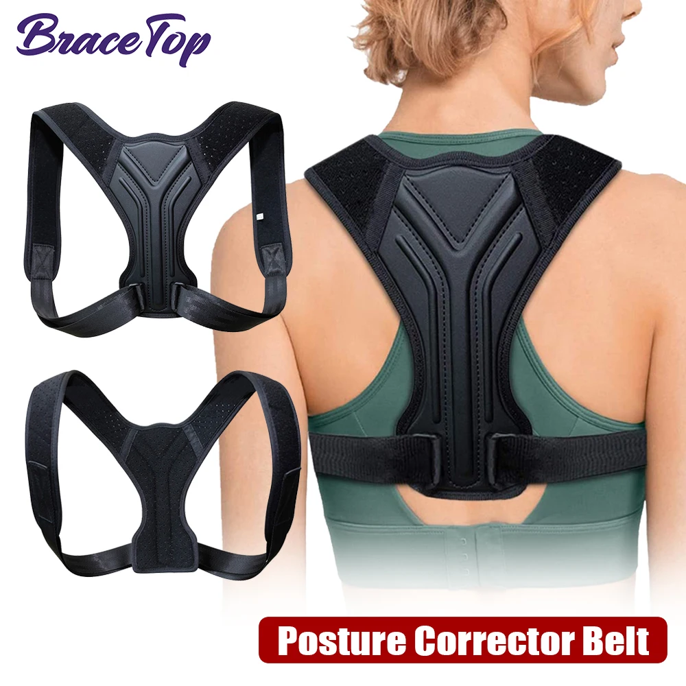 BraceTop-Adjustable-Back-Posture-Corrector-Spine-Back-Brace-Shoulder ...