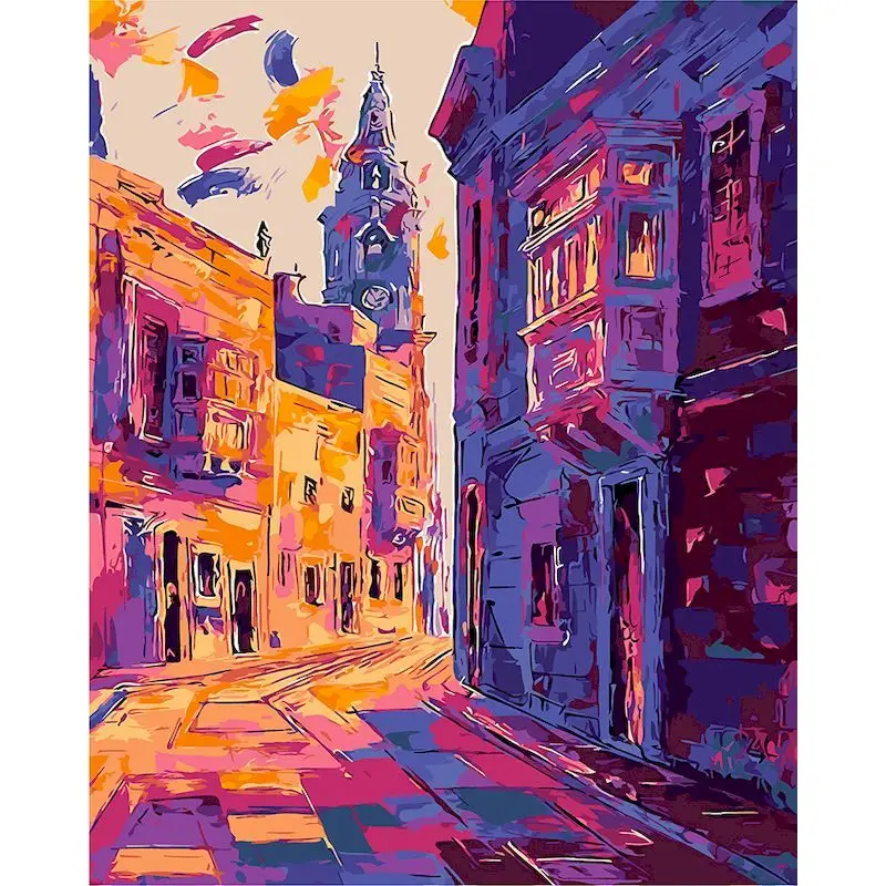 Gatyztory Acrylic Painting By Numbers For Adults Drawing By Numbers ...