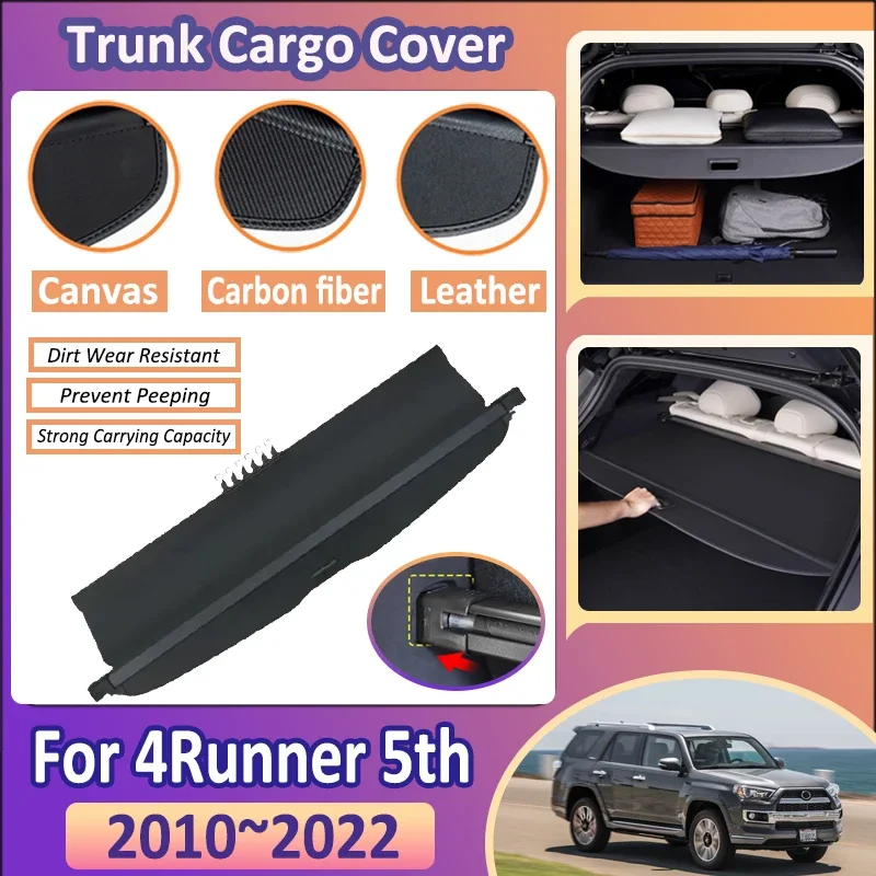 Car Rear Trunk Cargo Cover For Toyota 4Runner 5th N280 2010~2022 2013 ...