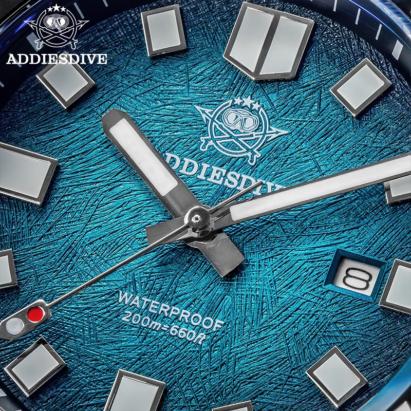 ADDIESDIVE NEW Men's Watch Sapphire Glass AR Coated Quartz Watches ...