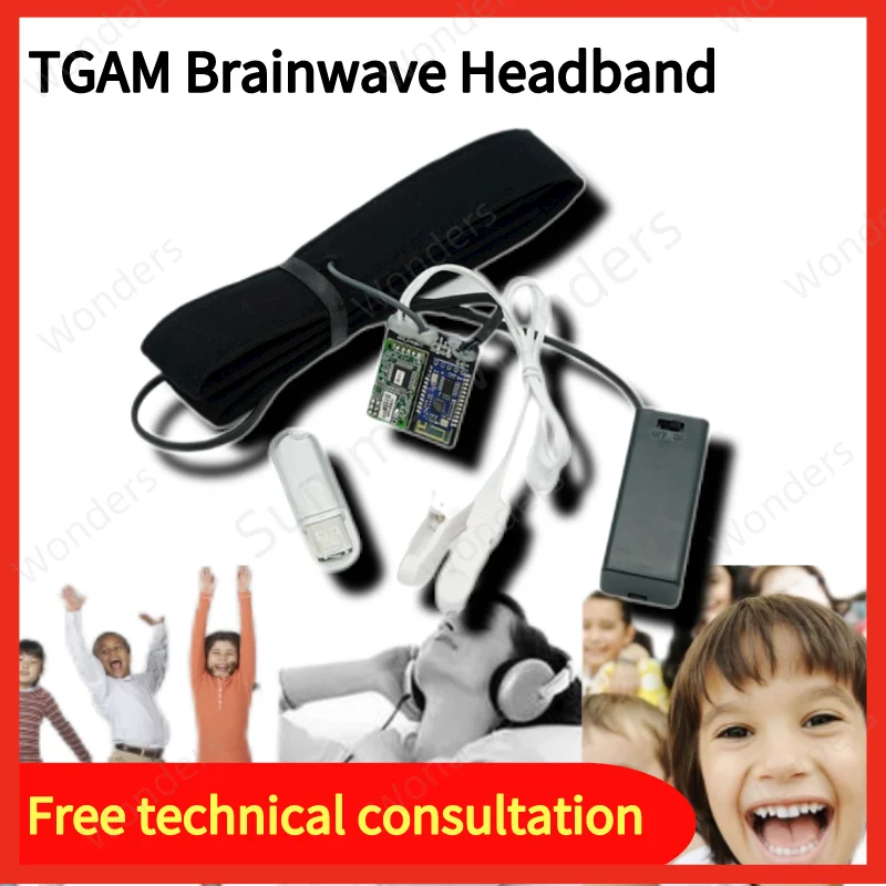EEG-Brainwave-Control-Headband-TGAM-Module-Development-for-Mindwave-Detection-TGAM-Sensor-Kit ...