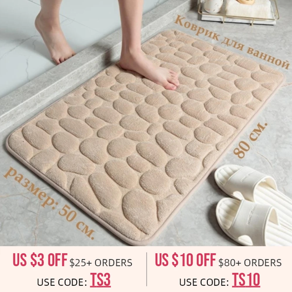 Non slip Carpets In Wash Basin Bathtub Side Floor Rug Shower ...