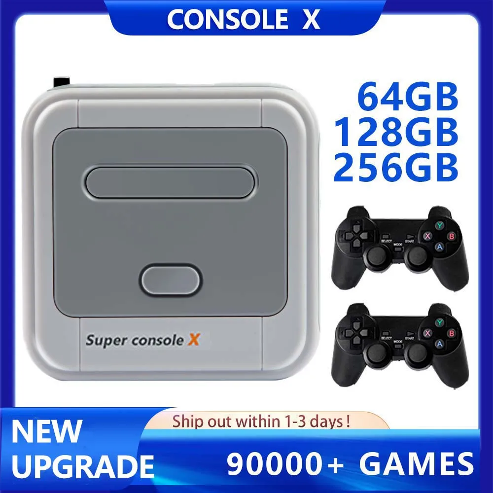 Super Console X Classic Video Game Console 4K HD Built-in 50+ Emulators ...