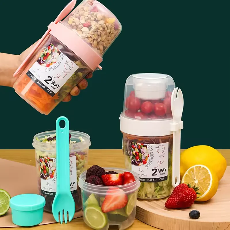 Breakfast On The Go Cups Salad Cup To Go Take And Go Yogurt Cereal ...