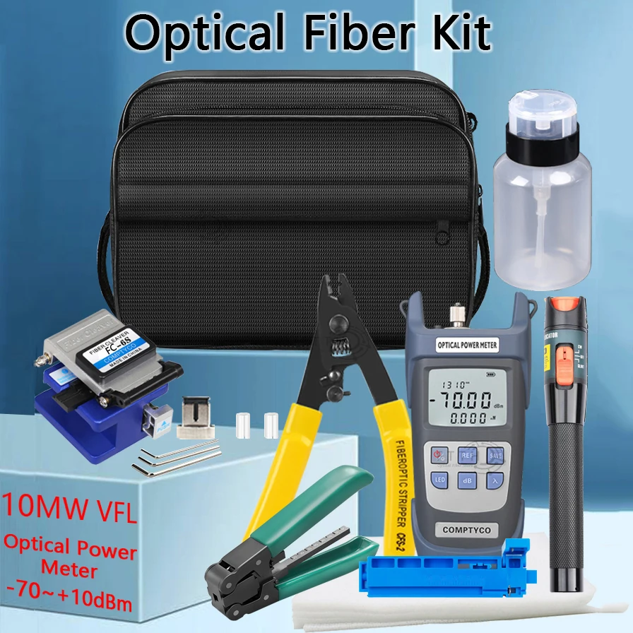 Fiber-Optic-Tool-Kit-with-Fiber-Fibra-Optica-Power-Meter-and-10mW ...