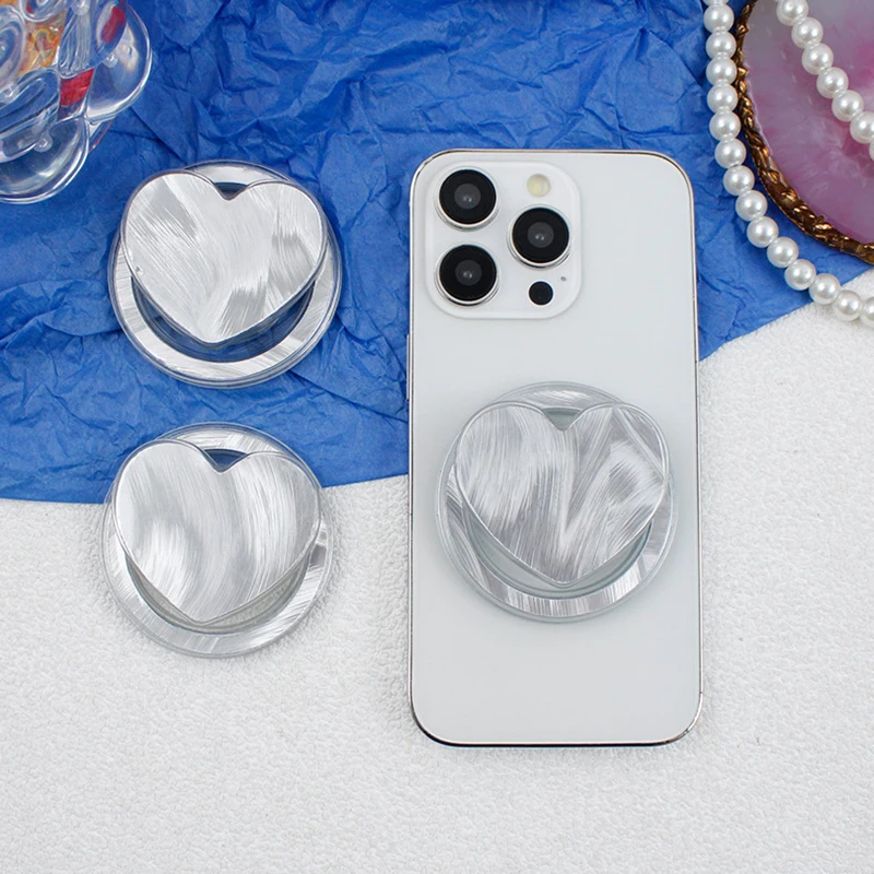 For-Magsafe-Grip-Tok-Heart-Round-Shell-Pattern-Magnetic-Phone-Holder ...