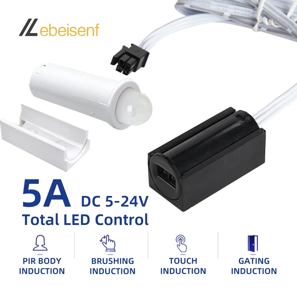 5V-12V-24V-Kitchen-Under-Cabinet-Sensor-Switch-On-Off-DuPont-Cable-2m ...