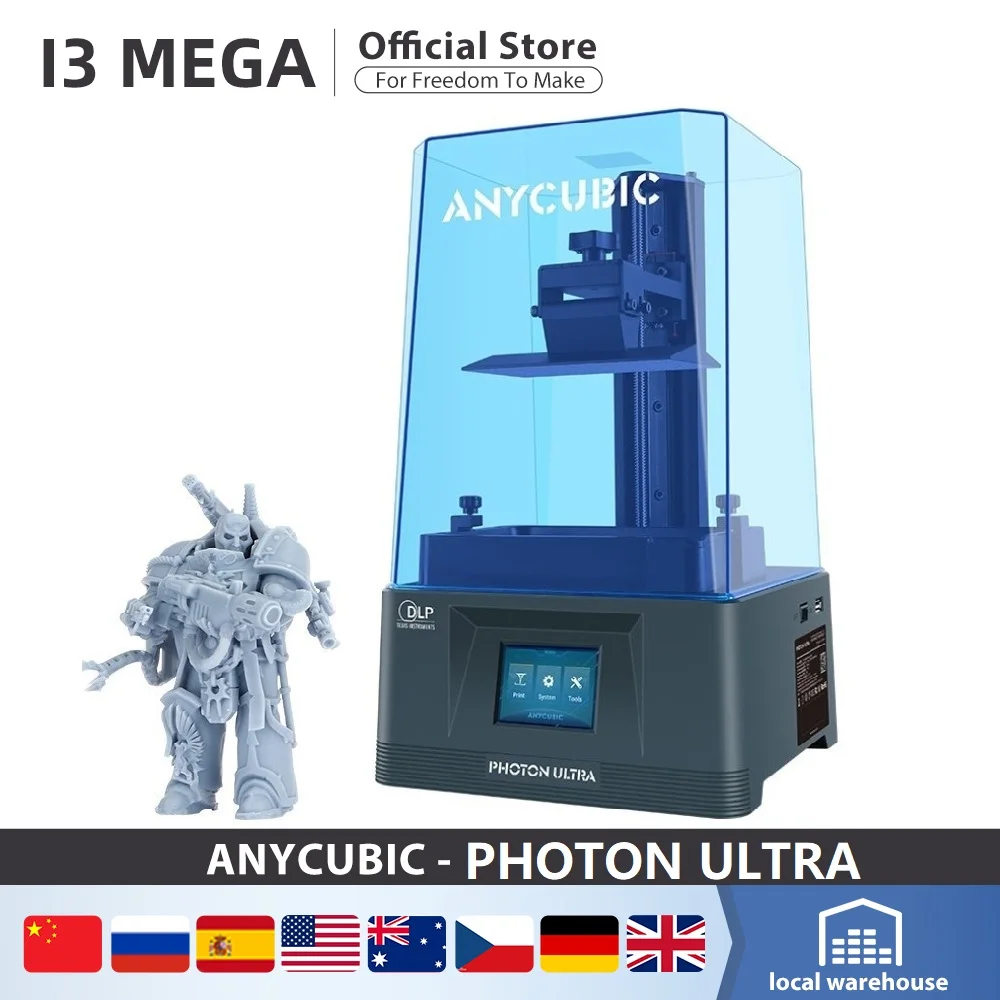 Anycubic Photon Ultra Dlp 3d Printer High Precision 60mm/hr High Print ...