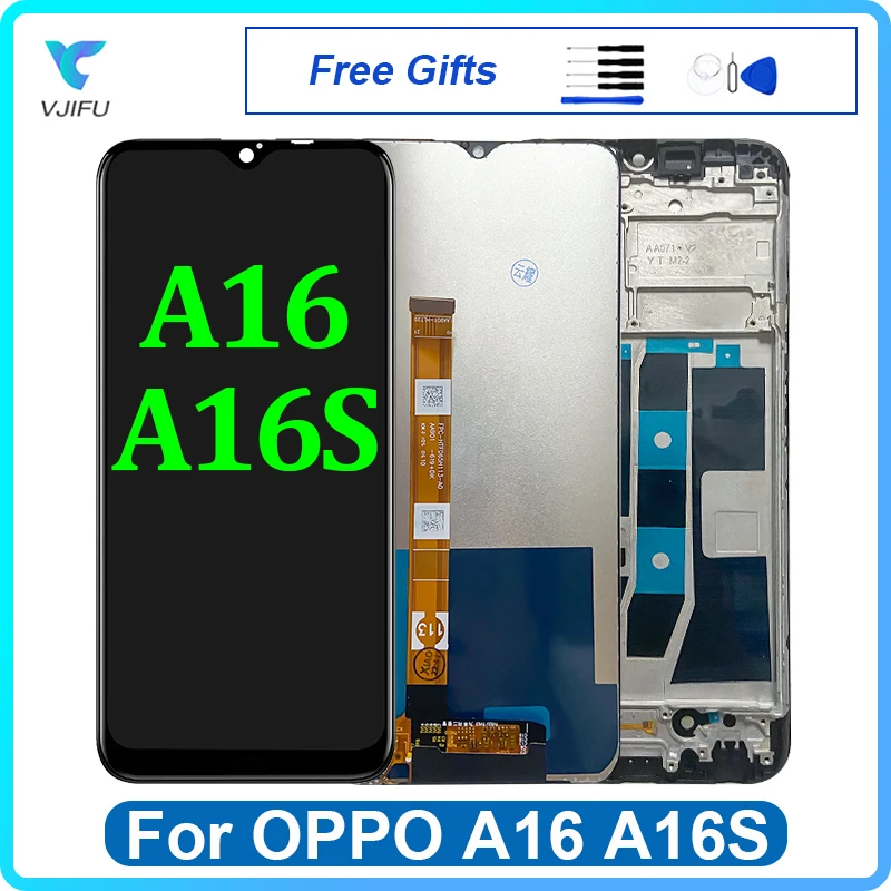 6.52" Ercan For OPPO A16 2021 A16s LCD Display Touch Screen CPH2269 CPH2271 Digitizer Assembly ...