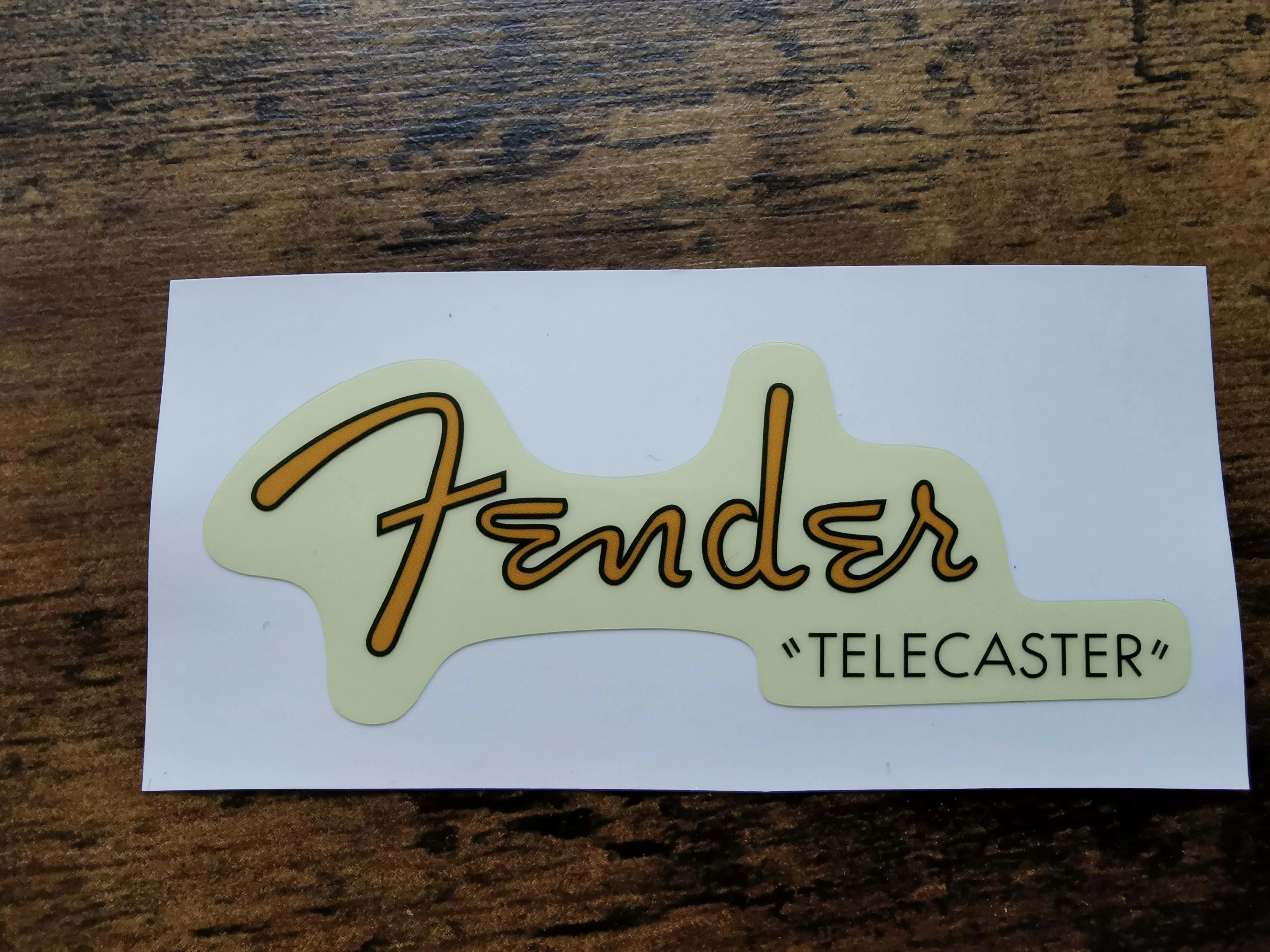 Fender Guitar Vintage Relic Head LOGO UV Label Sticker Fender Standard ...