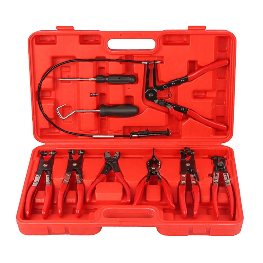 9Pcs-Auto-Hose-Clamp-Ring-Plier-Set-Flexible-Wire-Cable-Type-Joint-Boot ...