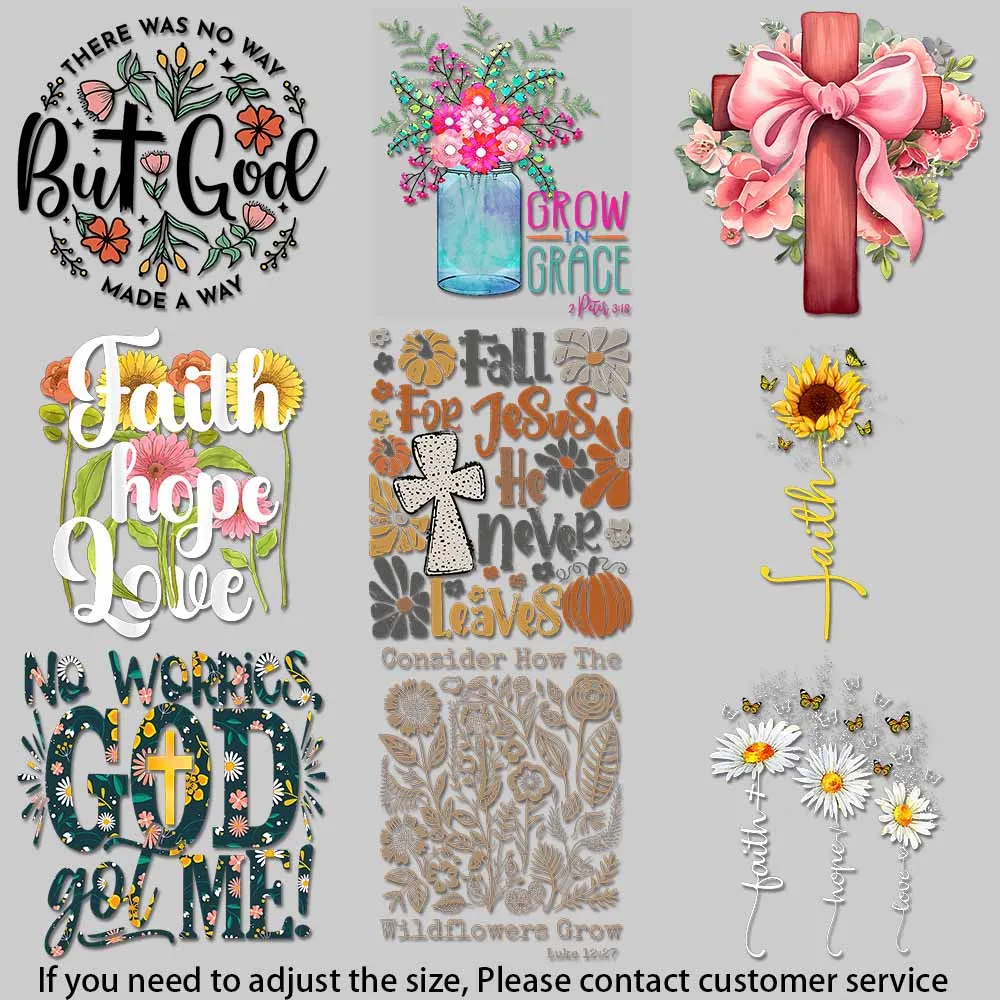 Colorful Faith-Based Heat Transfer Vinyl - Scripture, Cross, Seasonal ...