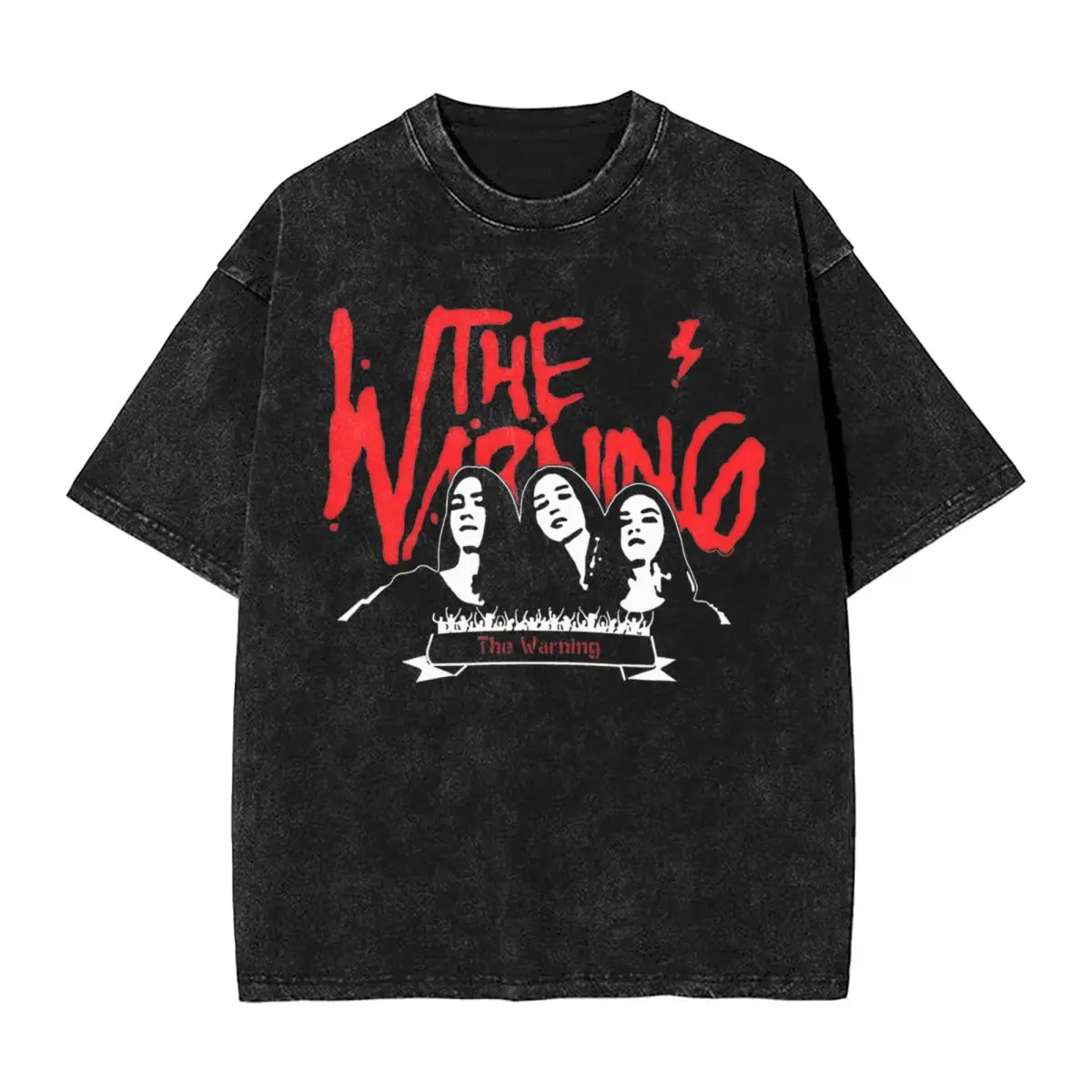 Men Women T-Shirt THE WARNING BAND TOUR 2024 Pop Rock Washed T-Shirts ...
