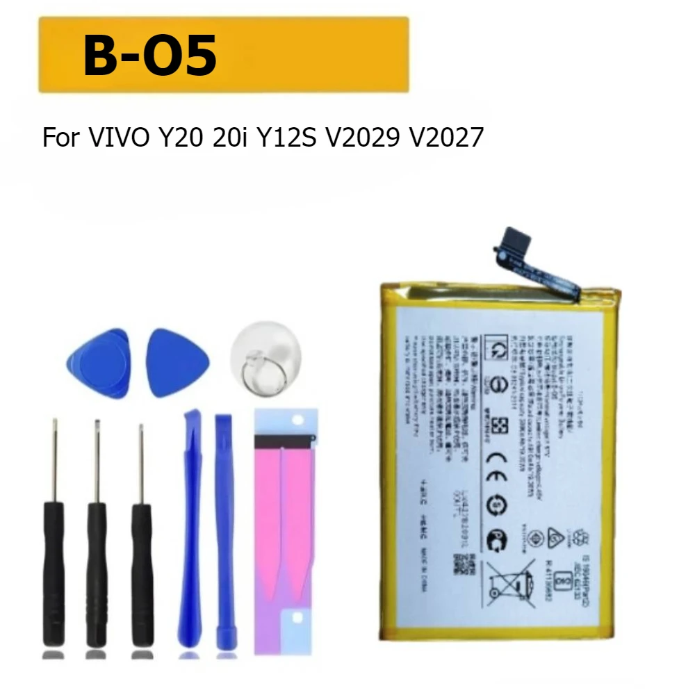 For VIVO Y20 20i Y12S V2029 V2027 B-O5 Mobile Phone Battery ...