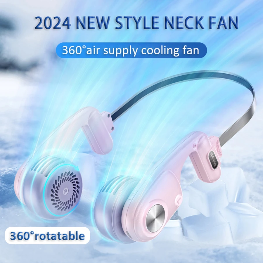 2024-New-Style-360-Rotatable-Portable-Air-Conditioner-Wearable-Neck-Fan ...