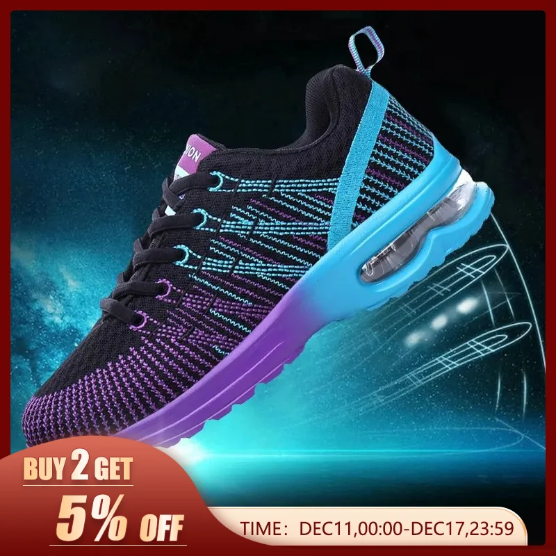 Women-Air-Cushion-Running-Shoes-for-Tennis-Sports-Fashion-Sneakers-Lace ...