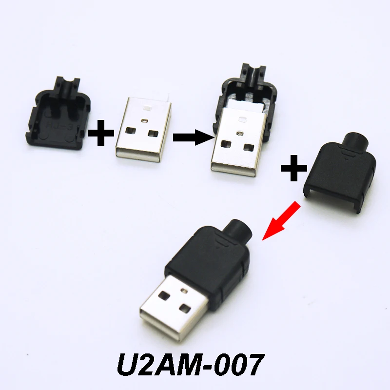 10pcs-lot-DIY-USB-A-Type-Male-Connector-3-in-1-Assembly-Adapter-USB ...