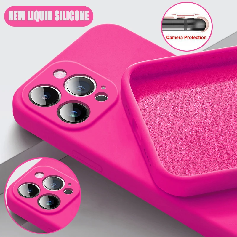 Luxury-Pretty-New-Original-Liquid-Silicone-Phone-Case-for-Iphone-15-14 ...