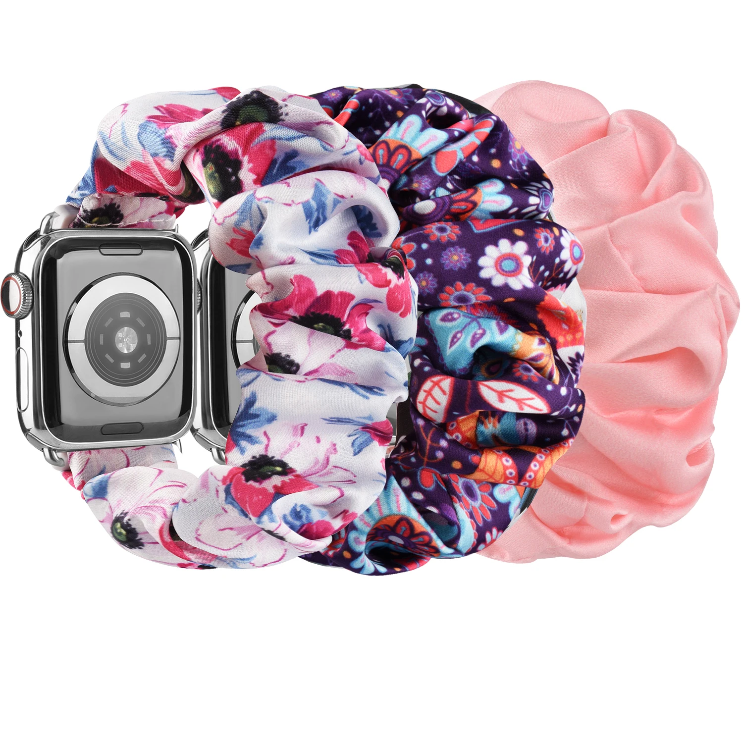 Elastic-Scrunchie-Strap-For-Apple-Watch-Ultra-49mm-7-8-41mm-45mm-Band ...