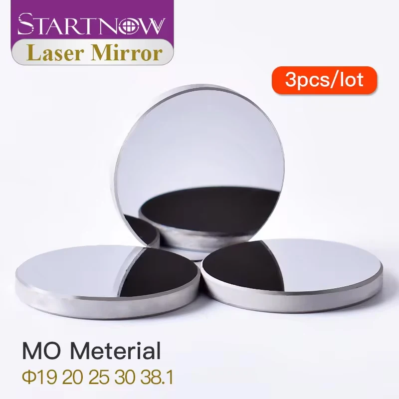 Startnow-3pcs-lot-CO2-Mo-Mirror-Laser-D19-20-25mm-38-1-Laser-Reflective ...
