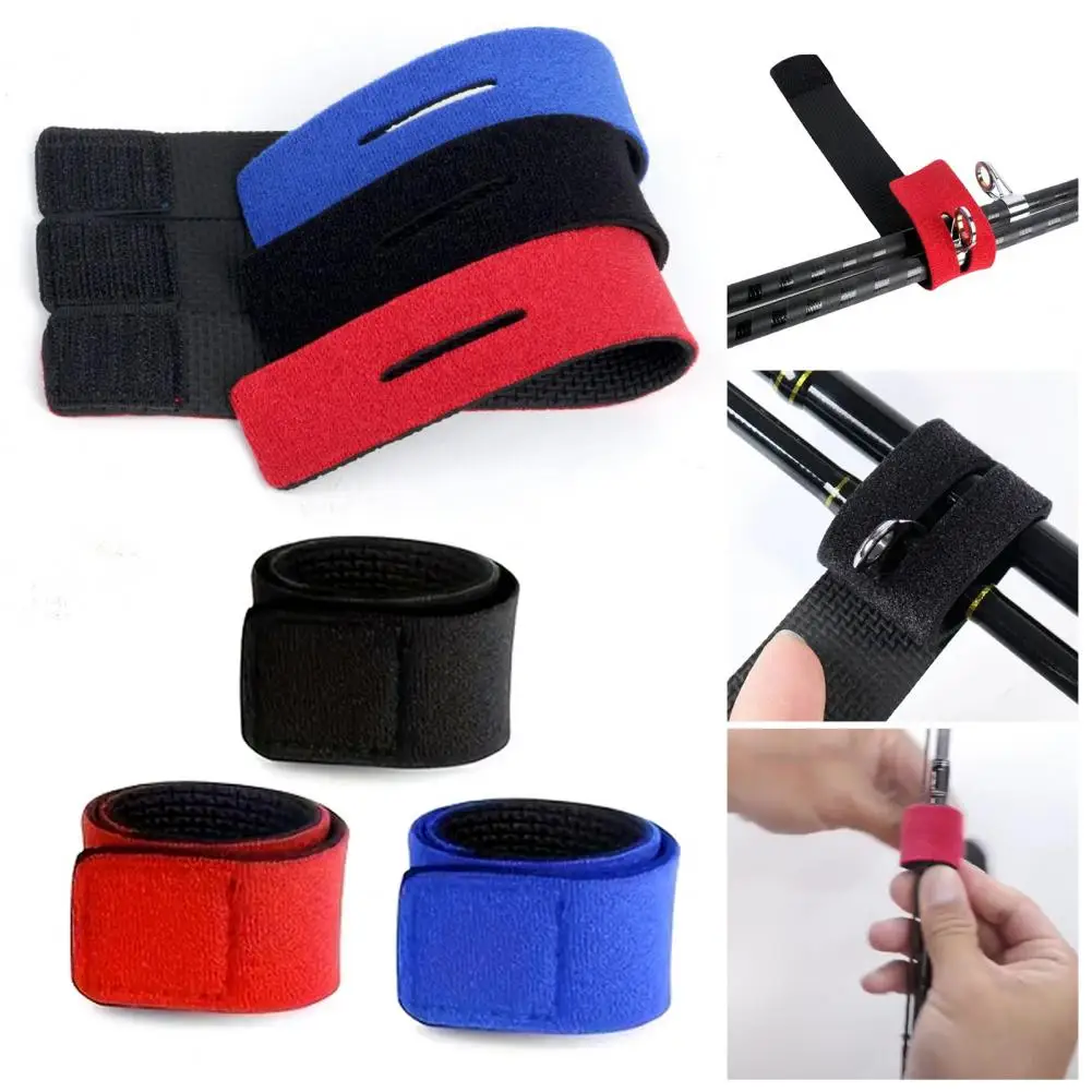 Fishing Rod Holder Fishing Supplies Adjustable Non-slip Fishing Rod Tie ...